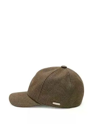 TOMBOLINI Logo Plaque Baseball Cap - Brown