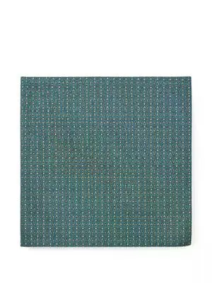 TOMBOLINI Horsebit-print Pocket Square - Green