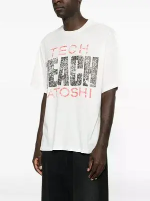SATOSHI NAKAMOTO Slogan-print T-shirt