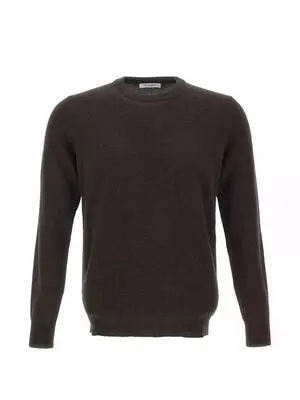 KANGRA Crew Neck Sweater With Ribbed Trim