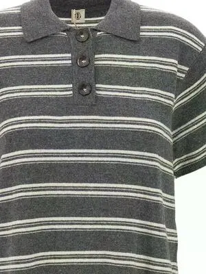 THE GARMENT Striped Polo Shirt