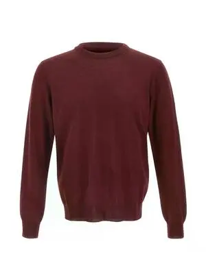 KANGRA Ribbed-trim Crew-neck Sweater - Red
