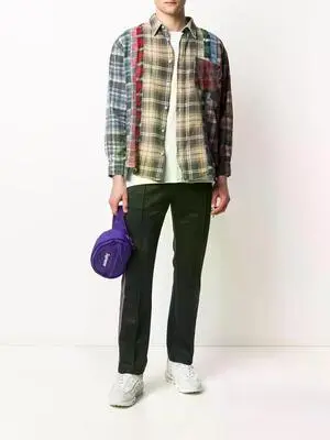 Needles Check Print Patchwork Shirt