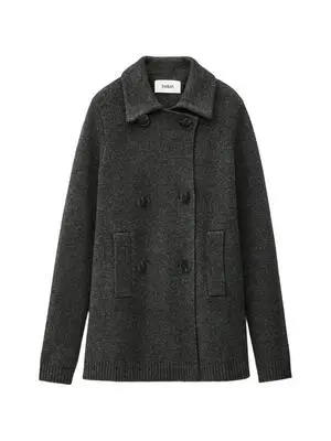 Ba&sh Double-breasted Knitted Coat