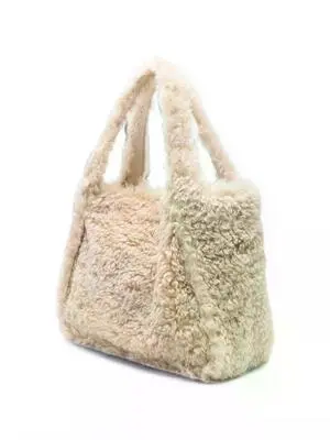Stella McCartney Faux-shearling Tote Bag