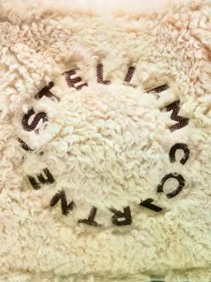 Stella McCartney Faux-shearling Tote Bag - Neutrals