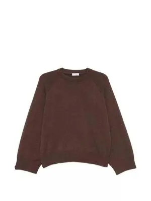 Brunello Cucinelli Raglan Sleeve Crew Neck Sweater