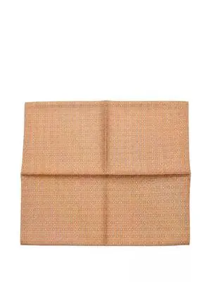 TOMBOLINI Horsebit-print Pocket Square - Orange