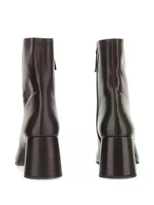 POEVE Block Heel Ankle Boots