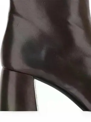 POEVE Block Heel Ankle Boots