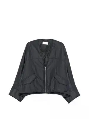 Christian Wijnants Jelana Zip-up Collarless Jacket