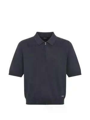 TOMBOLINI Zip-fastening Short-sleeve Polo Shirt - Blue