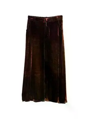PIERRE-LOUIS MASCIA Velvet Effect Maxi Skirt