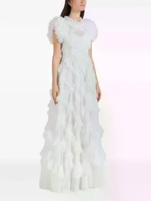 NEEDLE & THREAD Genevieve Ruffled Maxi Dress