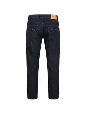 MOORER Straight-leg Five-pocket Jeans - Blue
