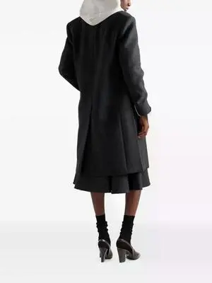 Prada Double Wool Midi Skirt