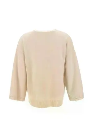 KANGRA Button-detail Crew-neck Sweater In Virgin Wool