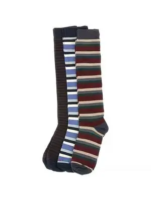 Peuterey Donatello Striped Socks - Grey