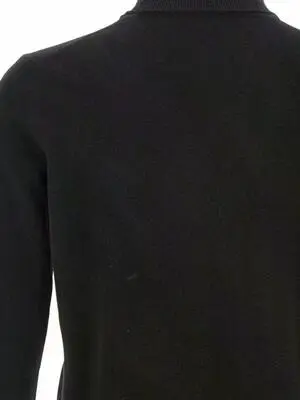 KANGRA Knitted Turtleneck Sweater - Black