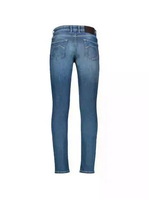 MOORER Slim-fit Faded Jeans