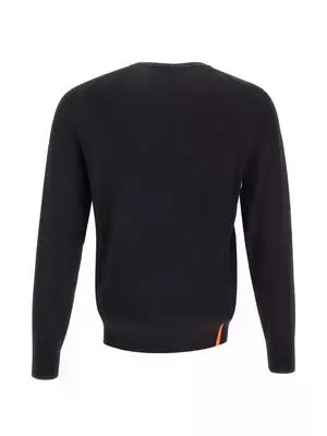 RRD Maxell Logo-patch Fine-knit Top