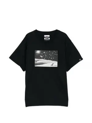 AGNES B. Graphic Print T-shirt - Black