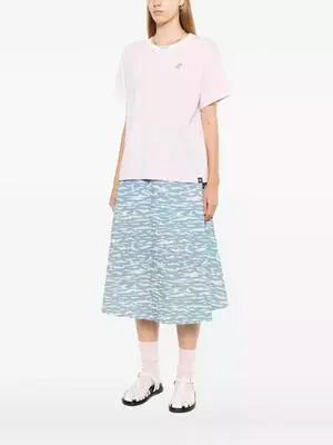 AGNES B. Logo-embroidered T-shirt