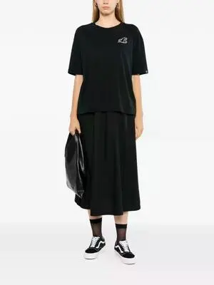 AGNES B. Logo-embroidered T-shirt