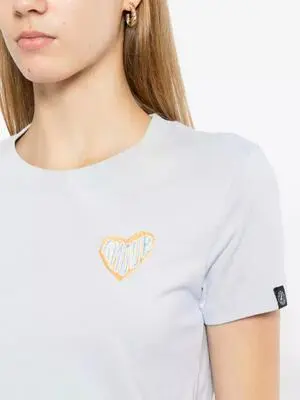 AGNES B. Logo Embroidered T-shirt