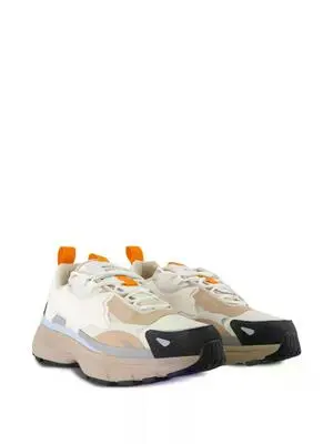Maison Kitsuné Sora Runners Panelled Sneakers - White