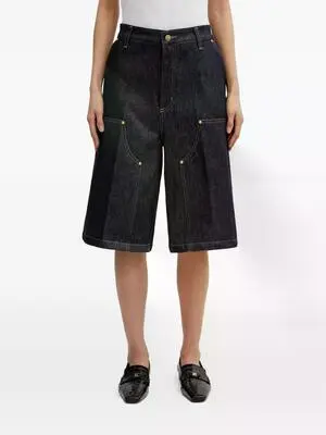 Carhartt Work In Progress Nixon Double Knee Denim Shorts - Blue