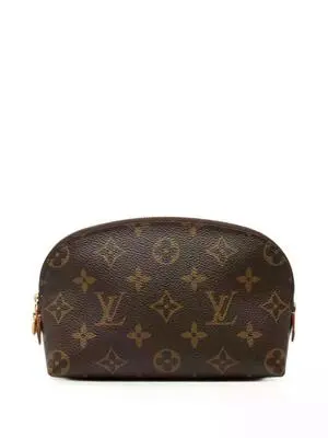 LOUIS VUITTON 2004 Monogram Cosmetic Pm Pouch - Brown