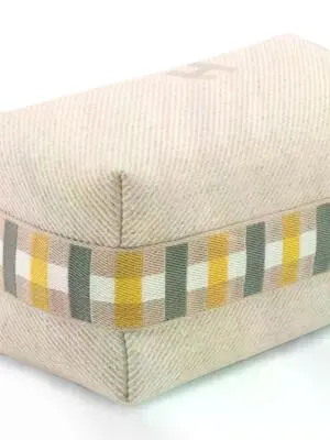 Hermès 2010-2026 Small Wool Bride A Brac Au Carre Case Vanity Bag