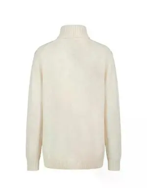 MOORER Cable-knit Roll-neck Sweater