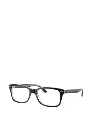 Ray-ban Rectangle-frame Glasses - Black