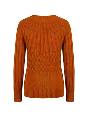MOORER Anetta Cable-knit Sweater - Orange