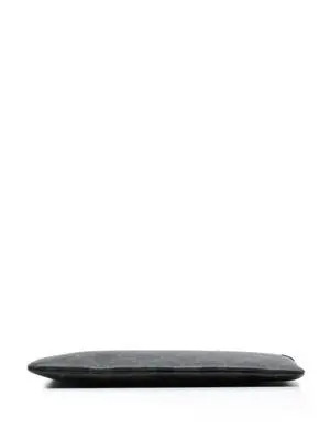 Celine Triomphe Coated Canvas Clutch Bag