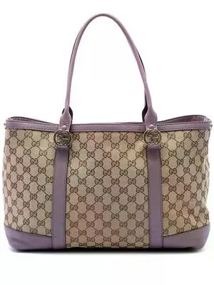 Gucci 2016-2026 Gg Canvas Miss Gg Tote Bag - Neutrals