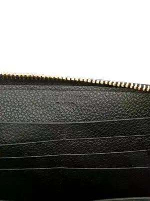 Saint Laurent 2020 Leather Zip Around Wallet Long Wallets
