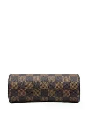 LOUIS VUITTON 1990-2000 Damier Ebene Papillon Pochette Handbag