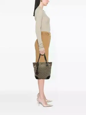 Gucci 2016-2026 Gg Canvas Gg Charm Tote Bag