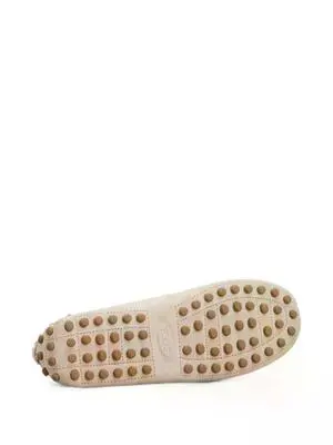 TOD'S Suede Gommino Loafers - Pink