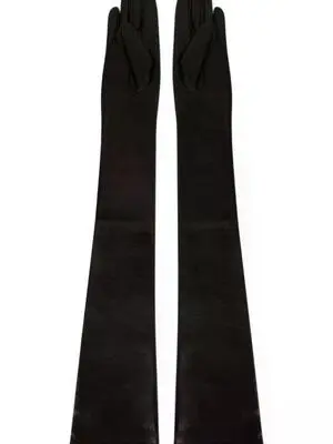 Alberta Ferretti Long Leather Gloves