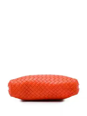 Bottega Veneta Nappa Intrecciato Nodini Crossbody Bag - Orange