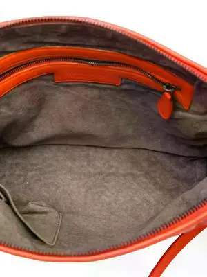 Bottega Veneta Nappa Intrecciato Nodini Crossbody Bag - Orange