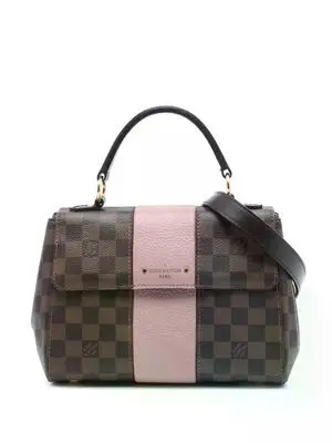 LOUIS VUITTON 2019 Damier Ebene Bond Street Bb Satchel - Brown