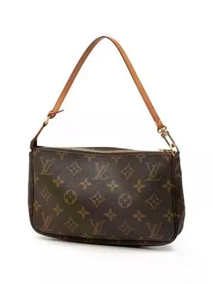 LOUIS VUITTON Monogram Pochette Accessoires Shoulder Bag - Brown