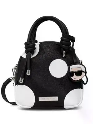Karl Lagerfeld Ikon Polka-dot Tote Bag