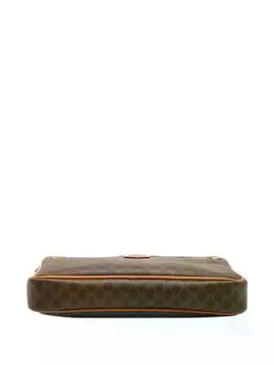 Celine Macadam Coated Canvas Clutch Bag