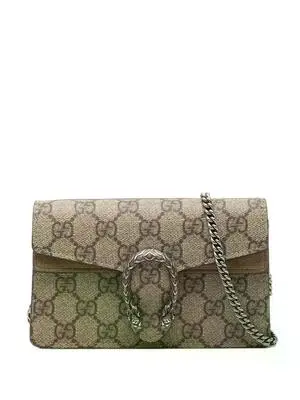 Gucci Mini Gg Supreme Dionysus Crossbody Bag - Neutrals